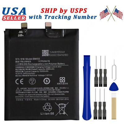 Battery BM55 For Xiaomi Mi 11 Pro M2102K1AC Mi 11 Ultra M2102K1G ...