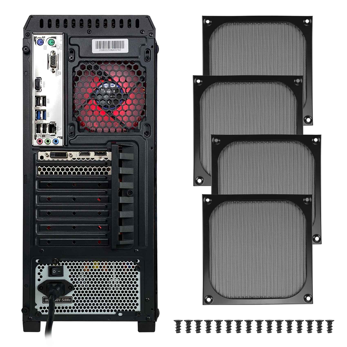 140mm Desktop Computer Case Fan Dust Grills Dustproof Case Cover ...