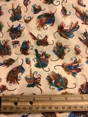 1 Yard & 30” VIP Cotton Fabric Fishing Lures Flies Fly | eBay