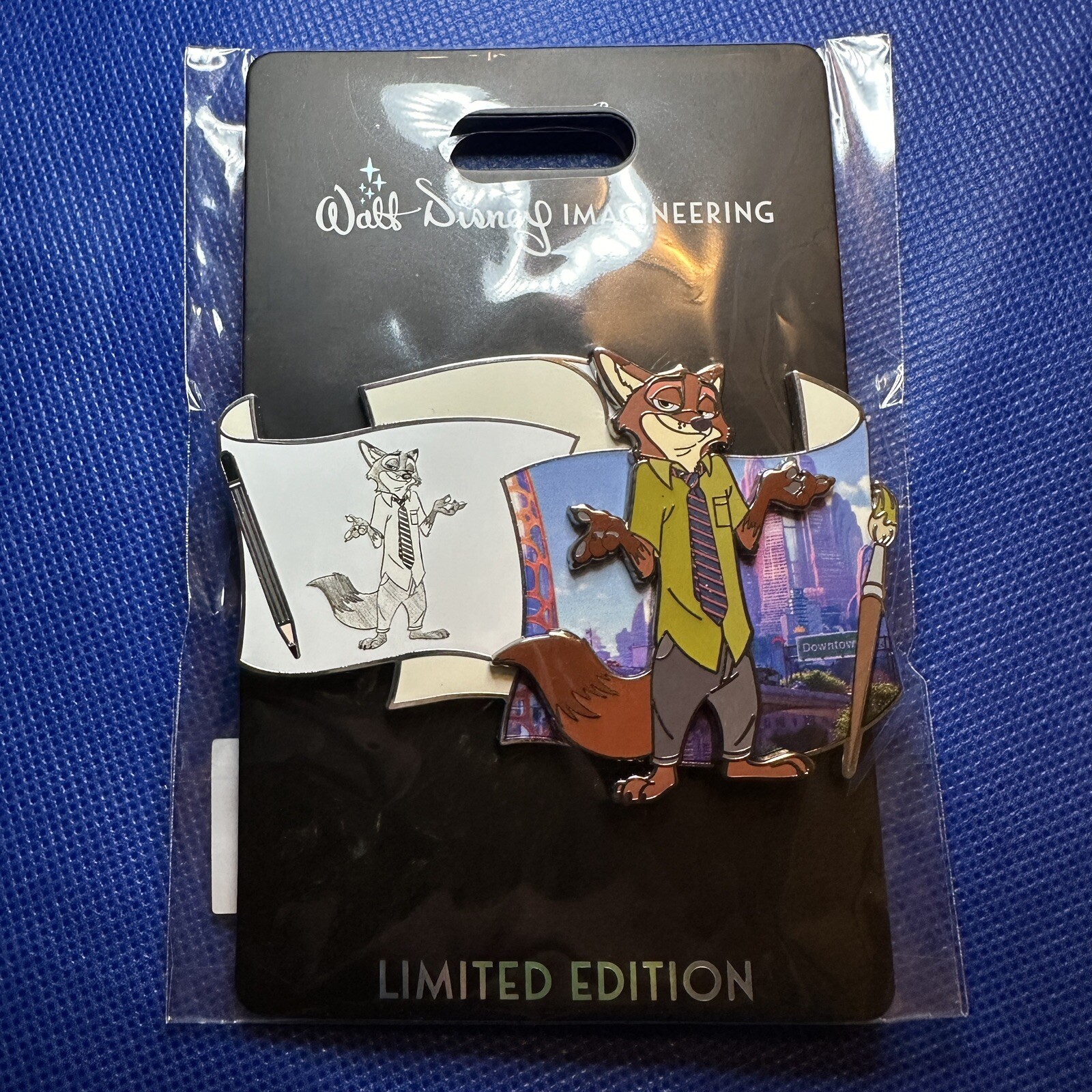 Disney WDI MOG Off The Page Nick Wilde Zootopia Fox LE 300 Pins | eBay