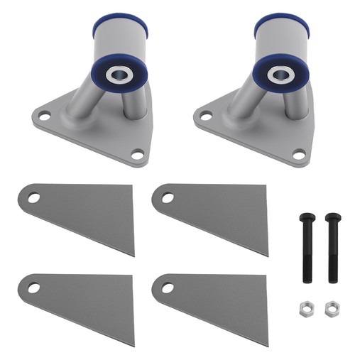 LH & RH Engine Mount Frame Brackets Hardware For Chevy Small&Big Block ...