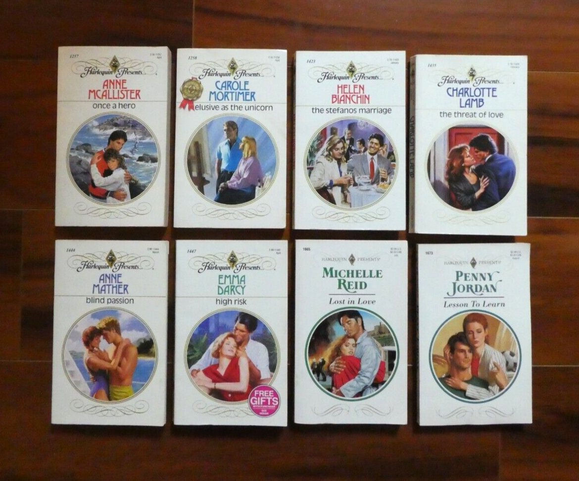 $1 books! Vintage Harlequin romance lot 9 1990s presents collection LOT ...
