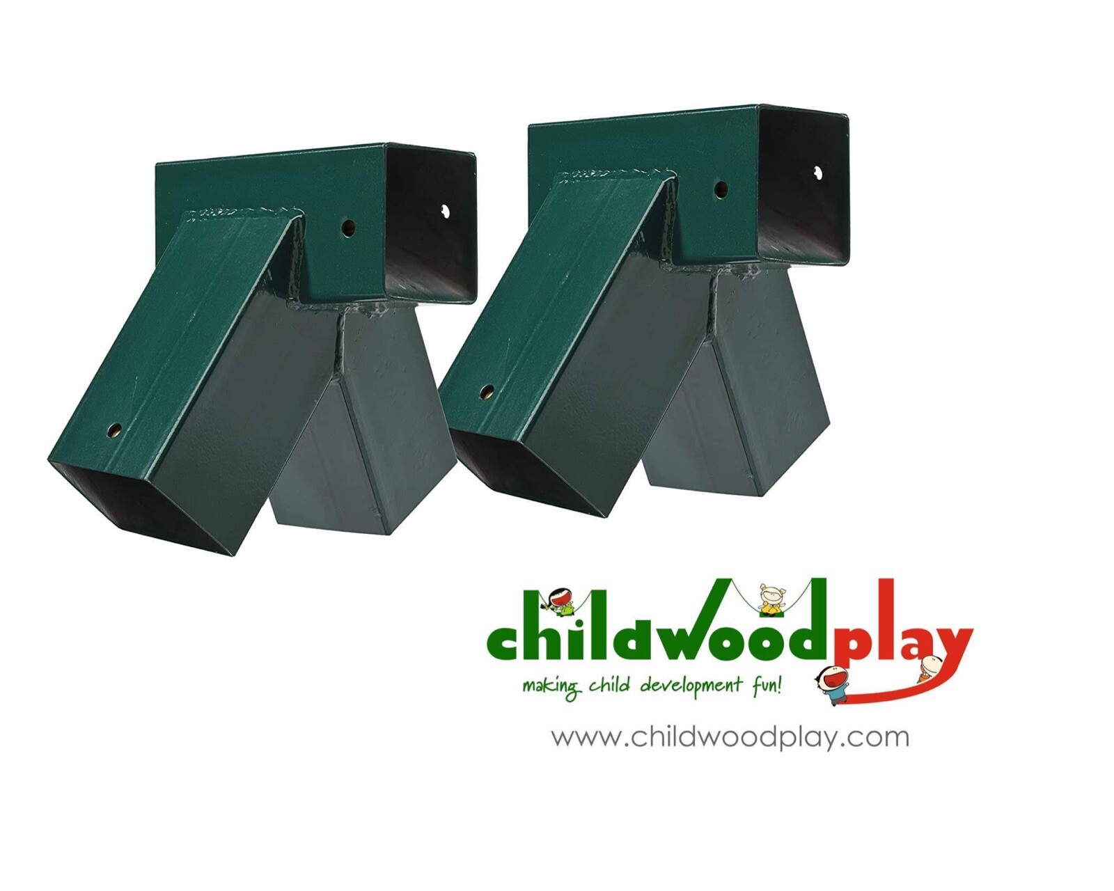2 swing Corner Brackets 100 Degree 90x90 Timbers Climbing frame ...