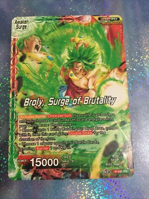 Broly, Surge of Brutality [P-181] Mythic Booster | eBay