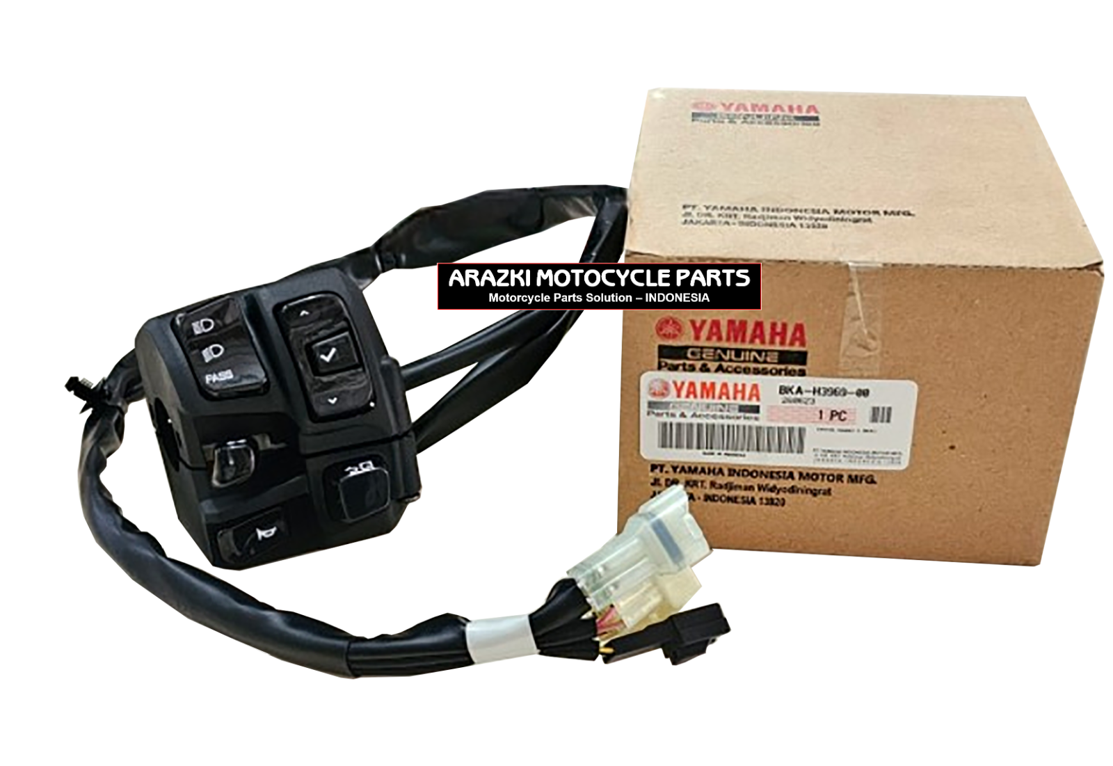 GENUINE NEW YAMAHA XMAX X-MAX (CZD 300) SWITCH HANDLE 5, BKA-H3969-00 ...