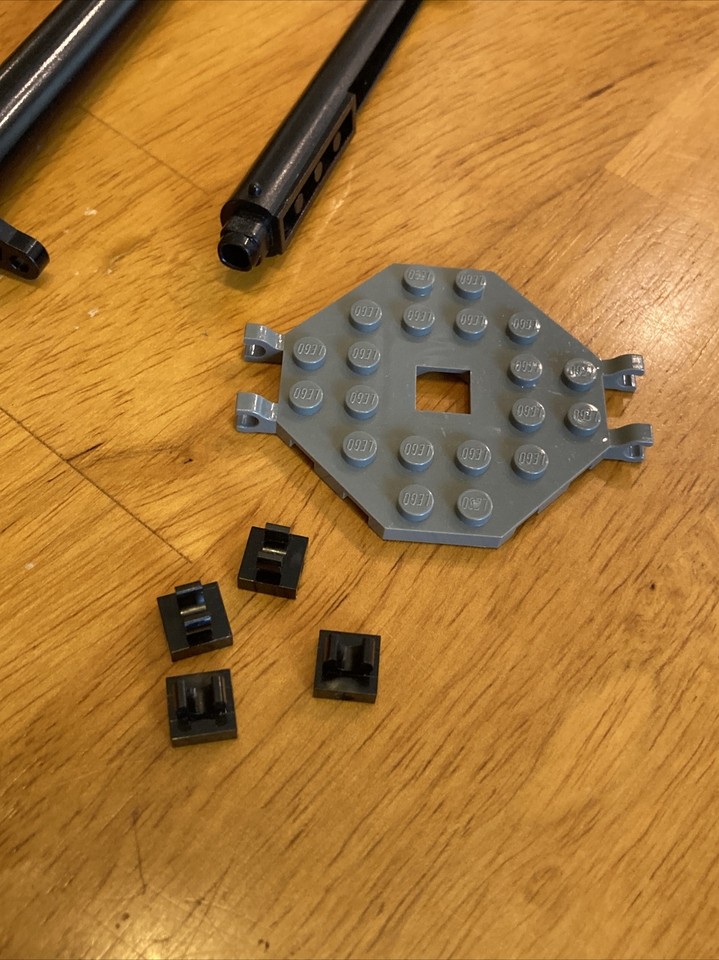 ⛵️ Vintage LEGO Pirates Ship Black Boat Mast + 2 Black Rigging Pieces ...