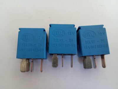 NISSAN 4 PIN BLUE RELAY HELLA SET X3 25230-9F920 / 4RA007813-03 | eBay