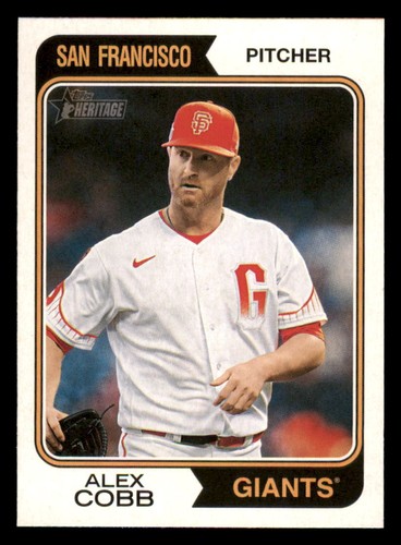2023 Topps Heritage #664 Alex Cobb San Francisco Giants | eBay