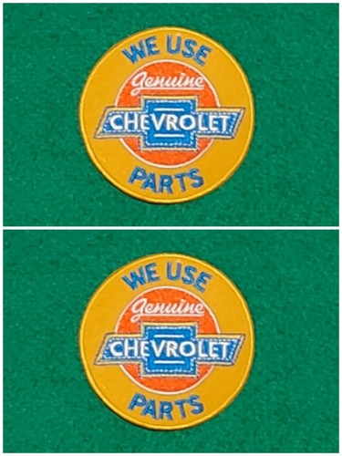 A Pair of CHEVROLET Motor Racing Car Patches Sew / Iron On (e) We Use ...