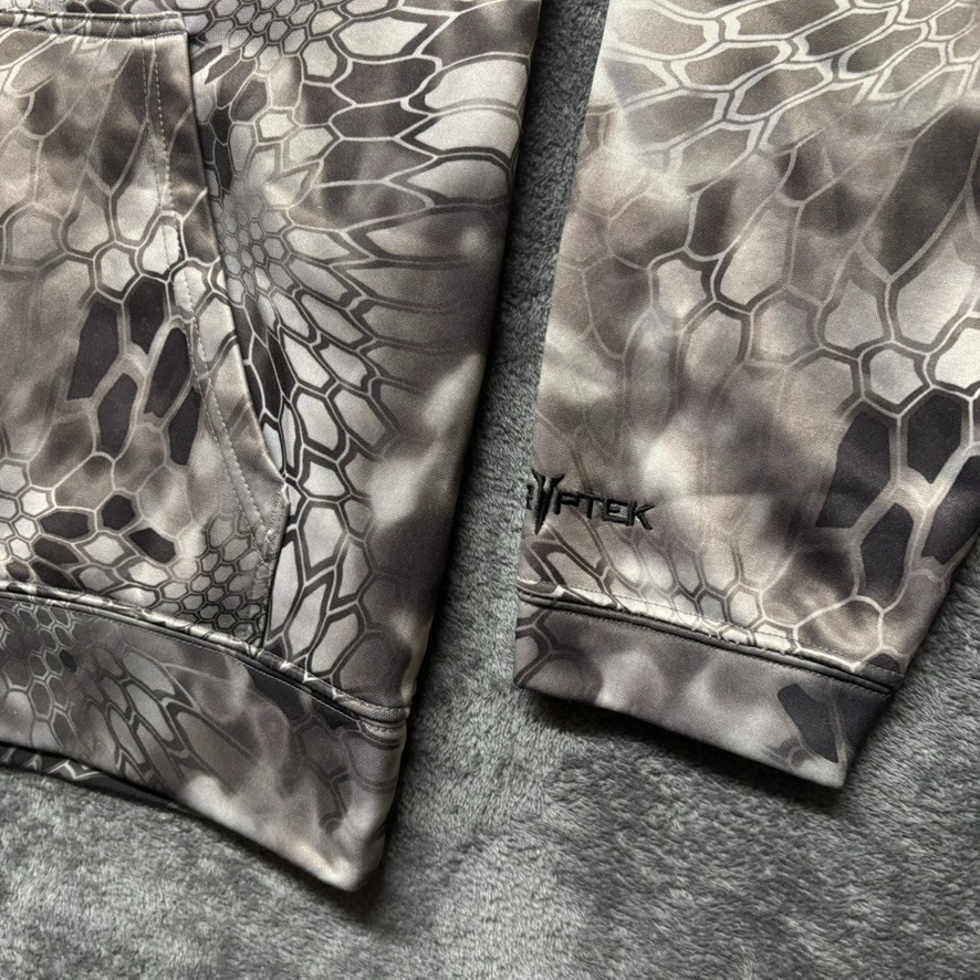 Kryptek Sweatshirt Mens Medium Gray Raid Camo Long Sleeve Hoodie Urban ...