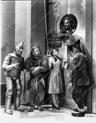 woo810-11 Judy Garland Ray Bolger Jack Haley Frank Morgan The Wizard of ...