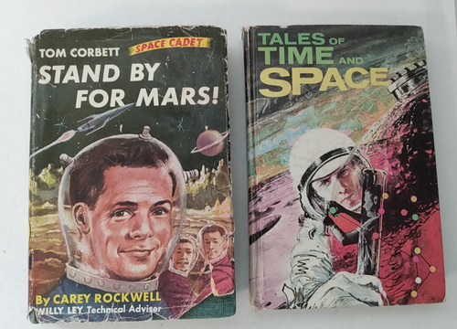 VTG 1952 Stand by for Mars & 1969 Tales of Time And Space Old Sci-Fi ...