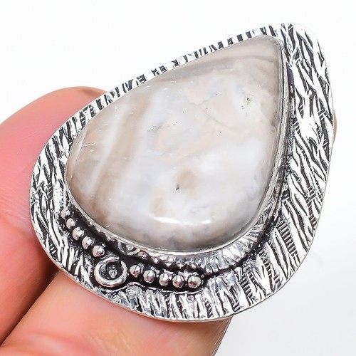 Flint Stone 925 Sterling Silver Jewelry Ring Size 9 T983 | eBay