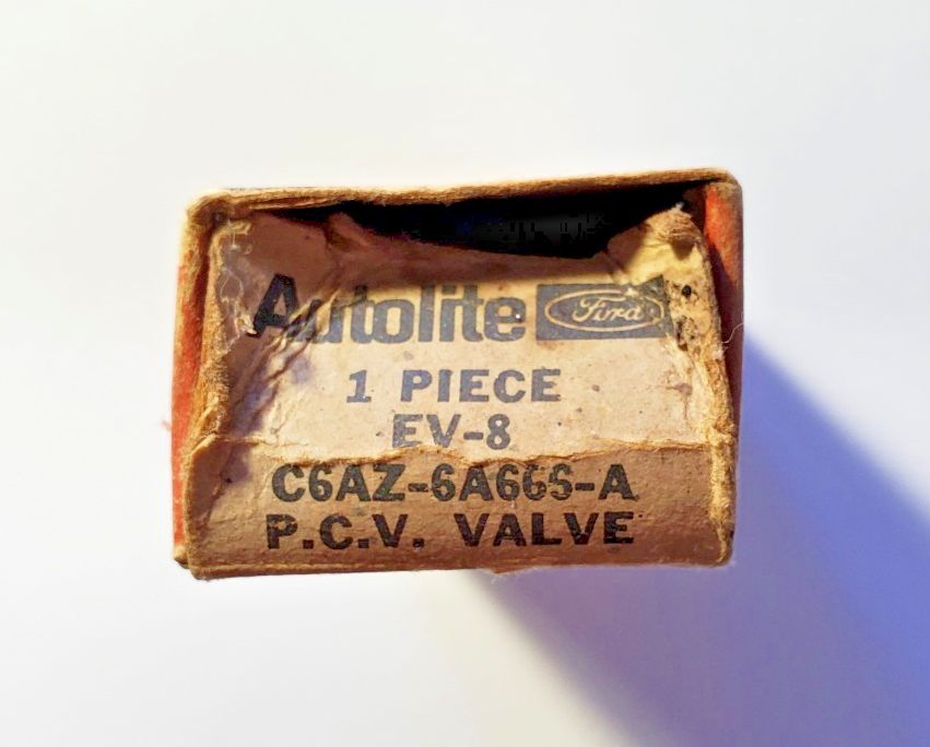 NOS Autolite EV-8 PCV Valve Ford V8 289 302 390 410 Mustang Fairlane | eBay