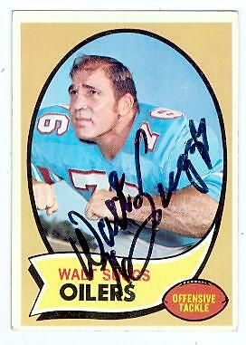 Walt Suggs autographed football card (Houston Oilers) 1970 Topps #204 ...