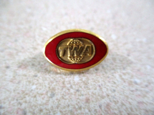 early TWA employee award lapel pin airlines company logo pin | eBay