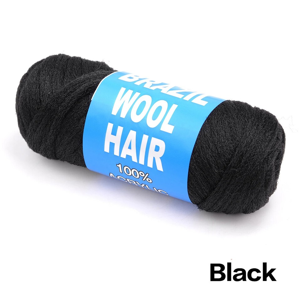 Colorful Brazilian Wool Hair for Braiding Knitting Twist Braids Faux ...