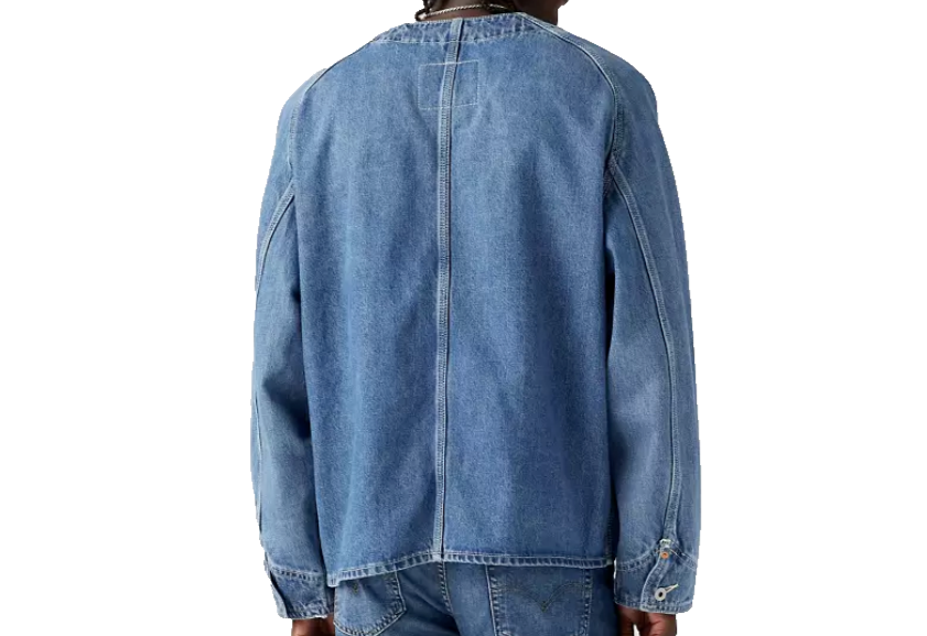 Size LARGE - LEVIS Union Engineer Jacket Mens Denim Cardigan Chore ...