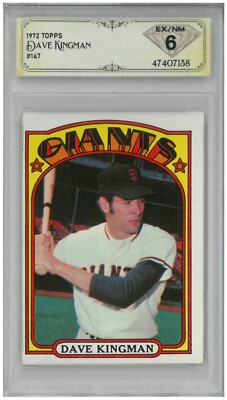 1972 Topps DAVE KINGMAN #147 💎 DSG 6 EX/NM | eBay