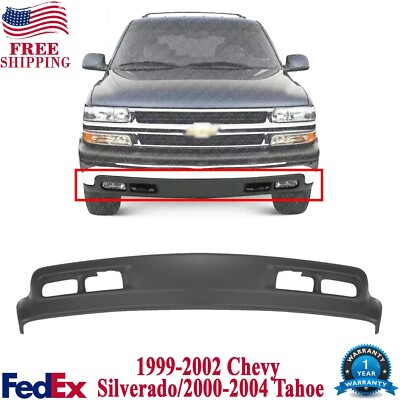 Front Lower Valance Air Deflector Primed For 99-02 Chevy Silverado/00 ...