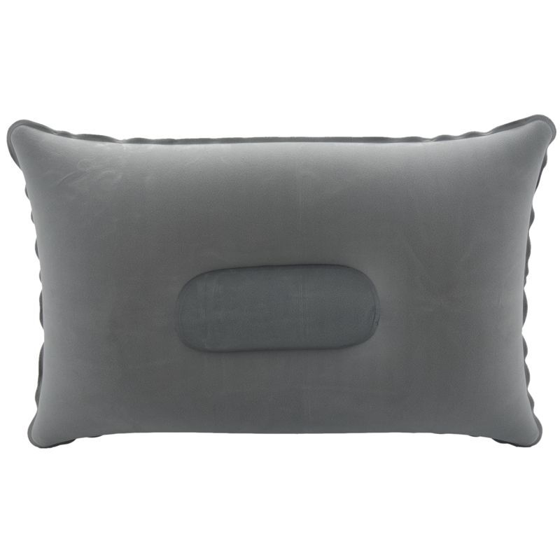 Outdoor Portable Folding Air Inflatable Pillow Sided Flocking Cushion ...