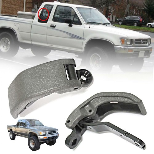 REAR WINDOW LATCH DARK GRAY PAIR TOYOTA HILUX MK3 LN85 RN85 LN106 ...