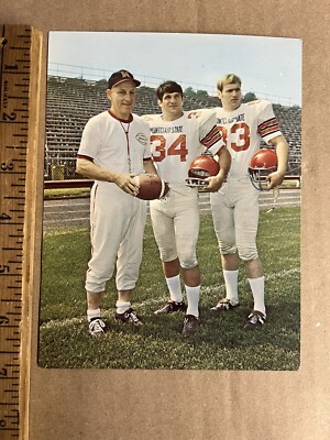 Vintage Montclair State University New Jersey Football Postcard 1970 ...