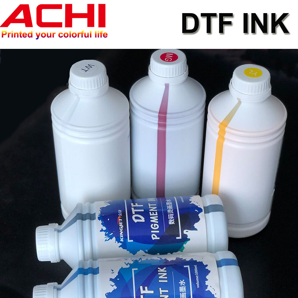 ACHI 5 Color DTF INK For A3 DTF Printer Colorful 500ml UV DTF INK Epson ...