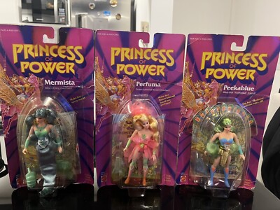 She-ra Princess Of Power Mermista Peekablue Perfuma Moc Sealed Lot Of 3 ...