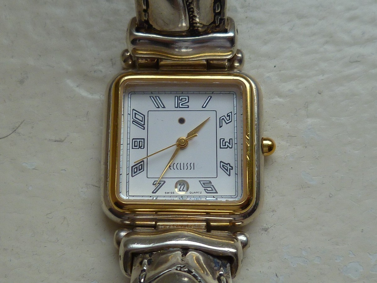 ECCLISSI 191 Sterling Silver Swiss Quartz Watch | eBay ECCLISSI 191 Sterling Silver Swiss Quartz Watch | eBay
