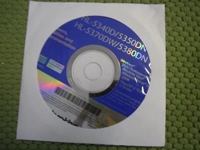 Genuine Brother HL-5340D HL-5350DN Printer CD Software Drivers ...