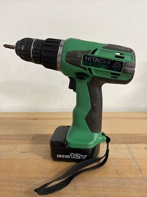 Hitachi DS 12DVF 12V Cordless Drill With Battery- No Charger - WORKING ...