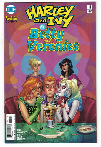 HARLEY & IVY MEET BETTY & VERONICA #1 DEC 2017 COVER BY AMANDA CONNER ...