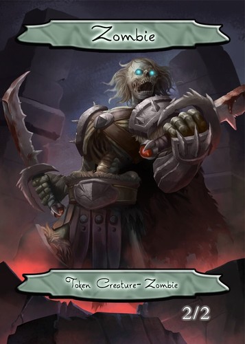 Custom Zombie token MTG 2/2 | eBay