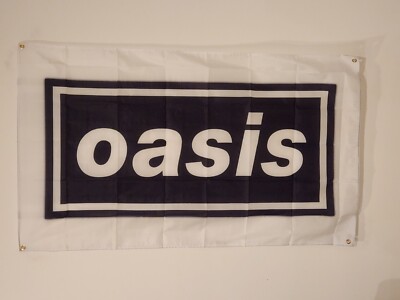 Quality OASIS Flag 150 x 90cm Banner for the Man Cave Shed logo Garage ...