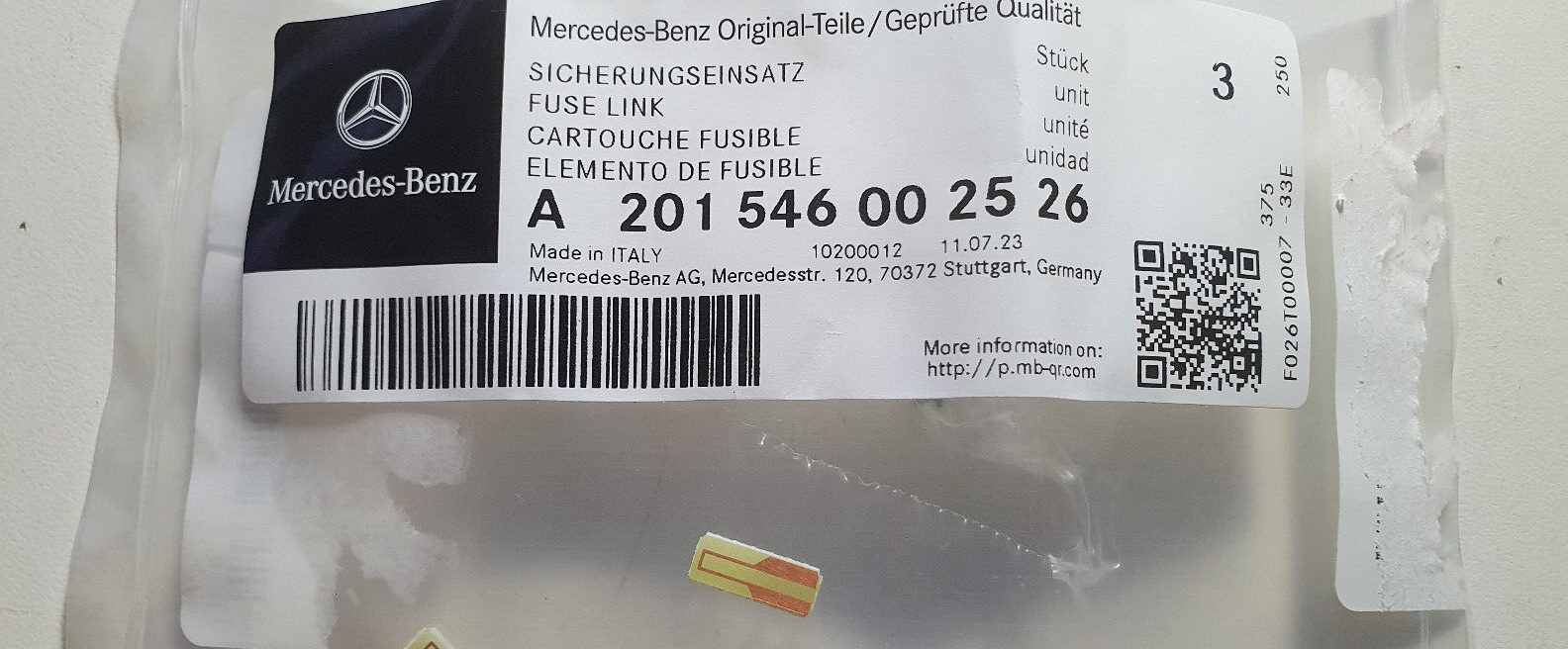 New Mercedes Benz W201 W124 W126 Instrument Cluster Fuse Link ...