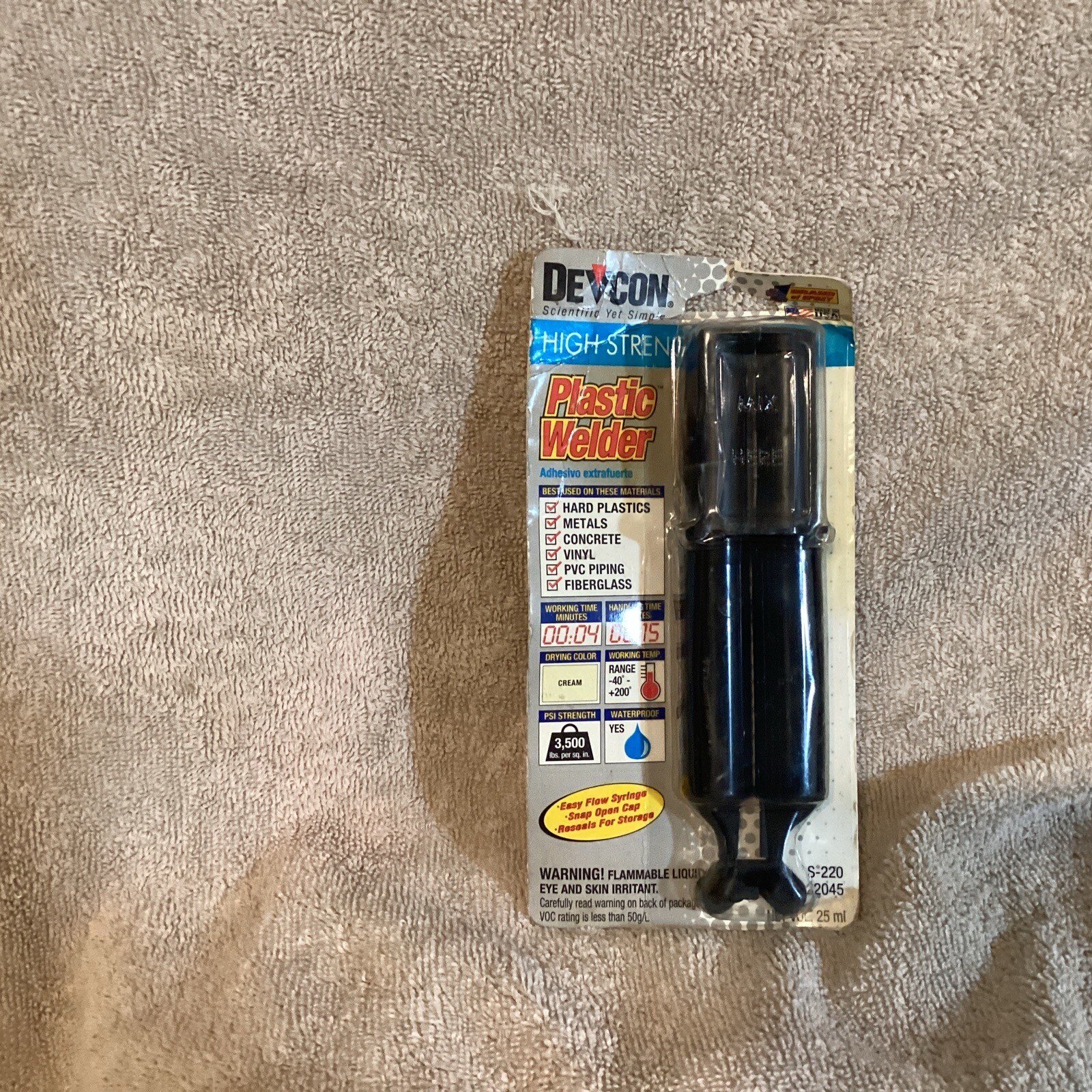 Devcon 1 Oz. Plastic Welder Epoxy 22045 Devcon 22045 078143220456 Off ...