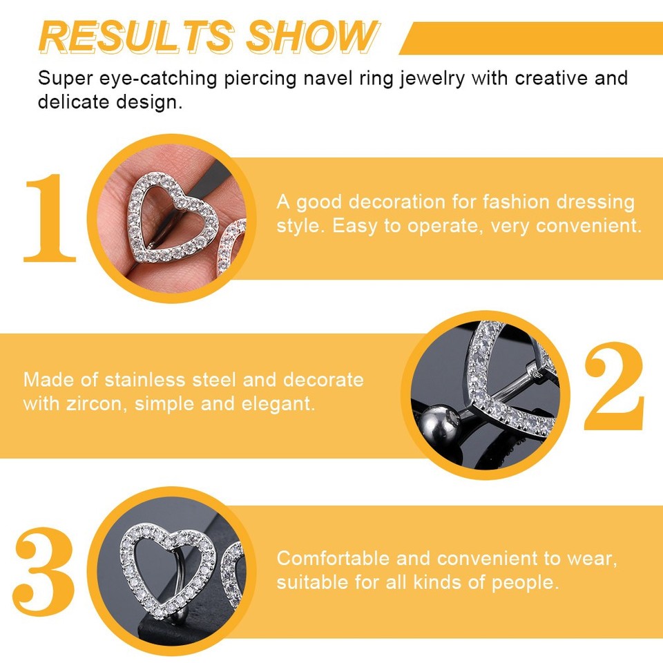 1PC Navel Ring Belly Bar Black Tragus Studs Body Piercing Dangle | eBay ...