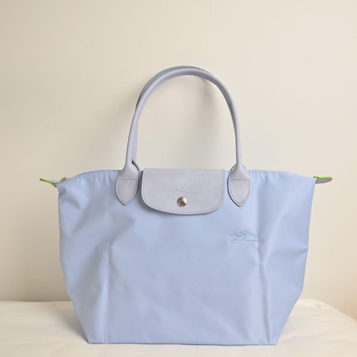 Longchamp Le Pliage Club L Tote bag Sky Blue - Recycled canvas Outlet ...