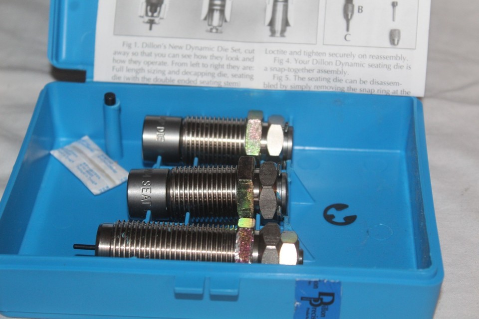 Dillon Precision Carbide Progressive Die Set 9mm 14406 180711 | eBay