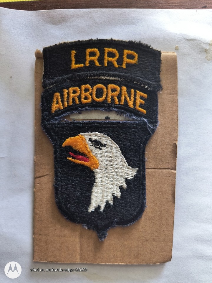 US Army 101st AIRBORNE - LRRP Patch ( Vietnam ?) | eBay