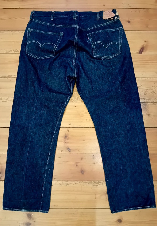 LEVIS BIG E 501 late 50's Vintage original stamp inside pocket | eBay