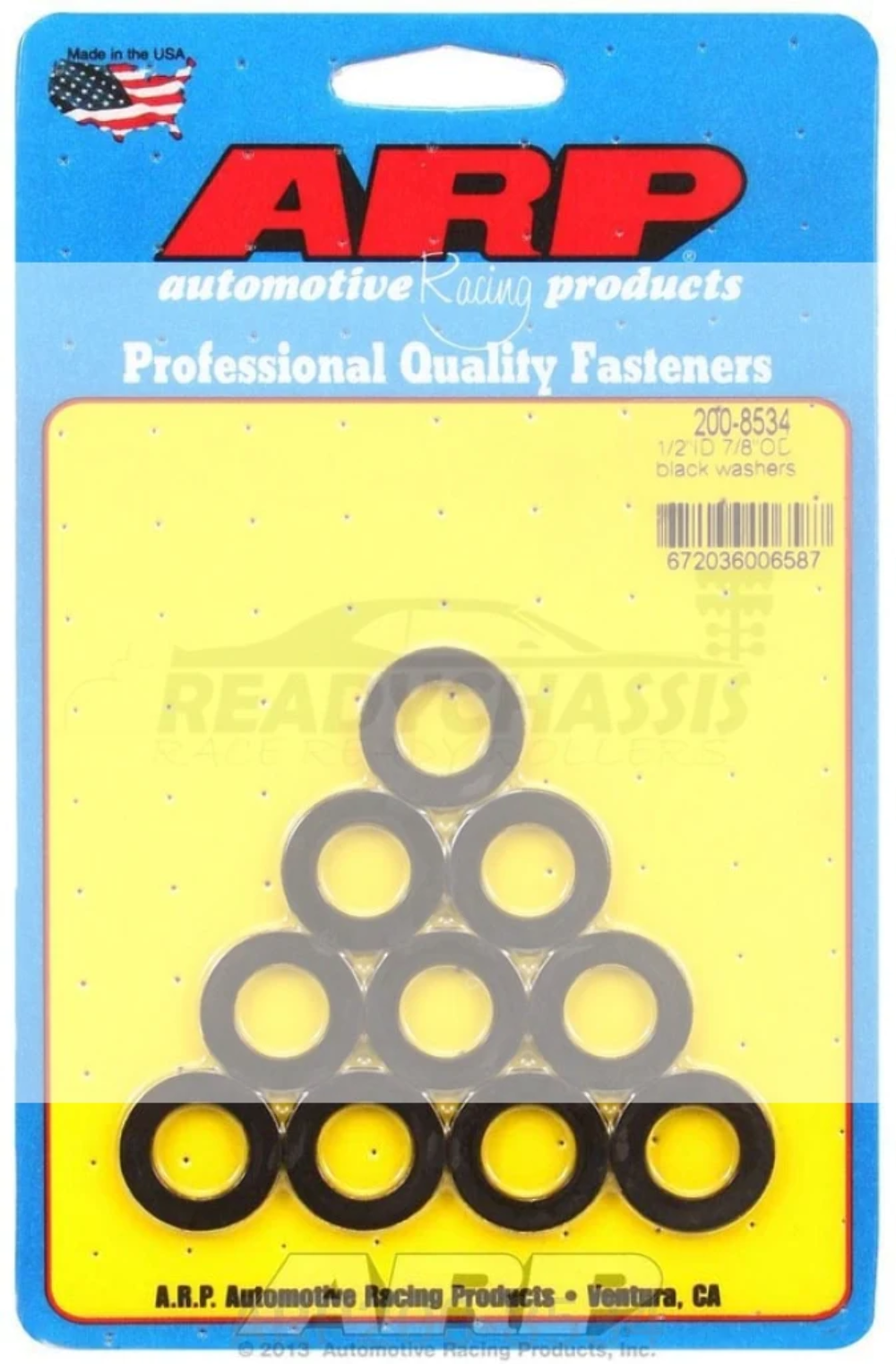 Fits ARP Black Washers - 1/2 ID x 7/8 OD (10) 200-8534 | eBay
