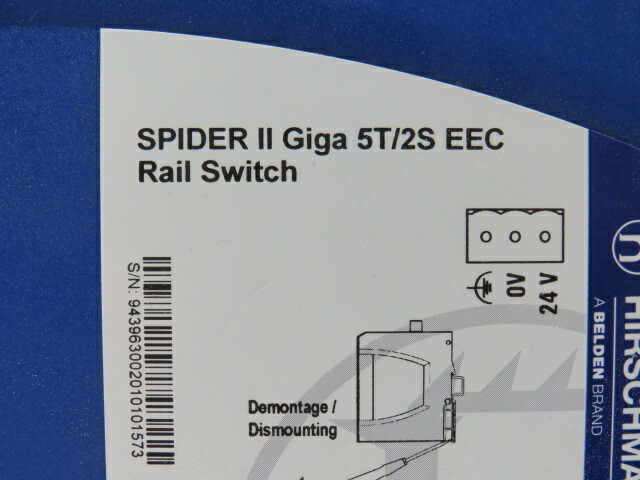 Hirschmann Spider II Giga 5t/2s EEC Industrial Ethernet Switch P/n 943 ...