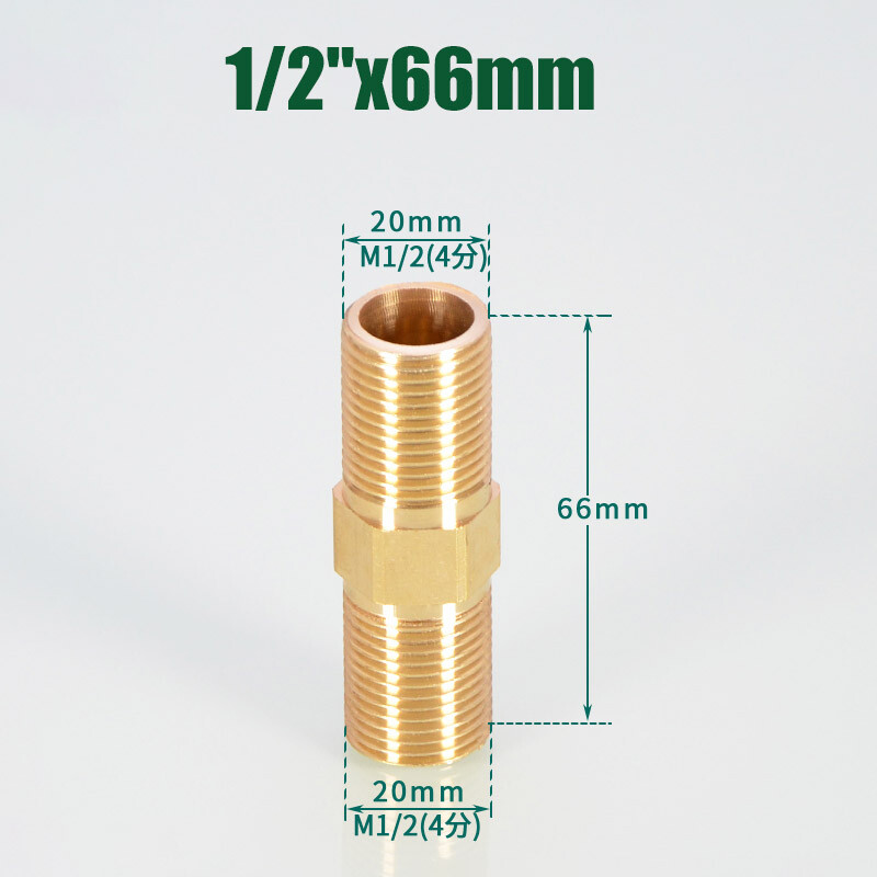 BSP Brass Male Hex Nipple 1/2" 3/4" 1"Equal/Reducing Pipe Fittings ...
