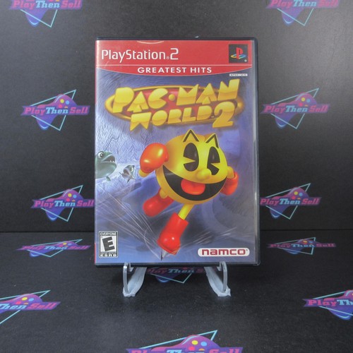 Pac Man World 2 Greatest Hits + Reg Card PS2 PlayStation 2 AD CIB ...