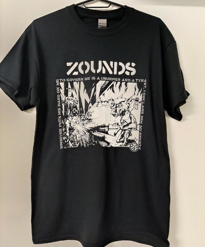 ZOUNDS T-shirt punk anarcho-punk band, gift for fan TE5029 | eBay