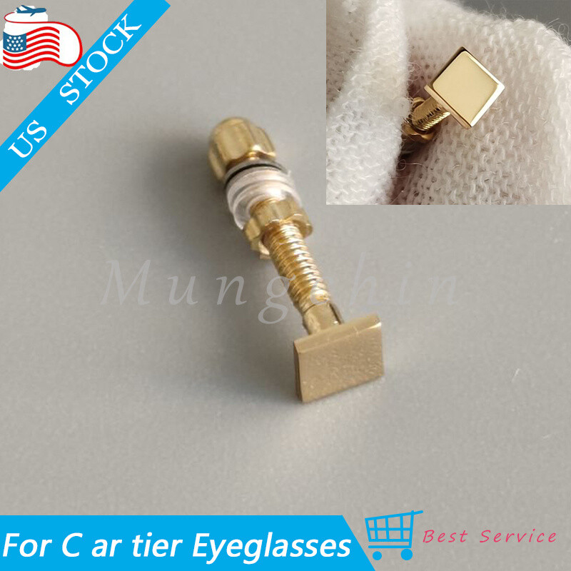 NEW Big Size Square Screw & Bolt Replace For C ar tier Eyeglasses Frame ...