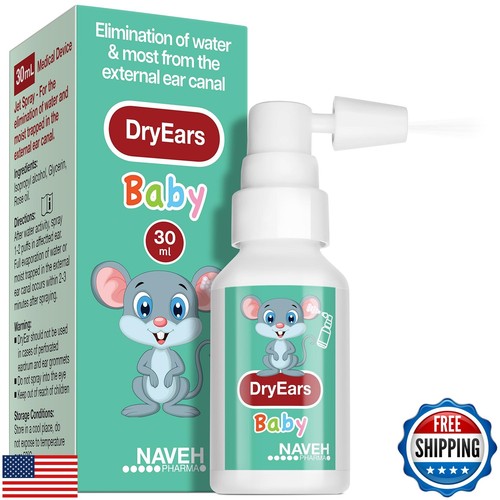 NAVEH PHARMA® Dry Ears Baby | Swimmers Ear Drops Spray | Ear Drying ...