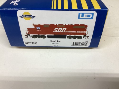Athearn #72207 HO scale “Soo Line" GP38-2 Rd.#4514 | eBay